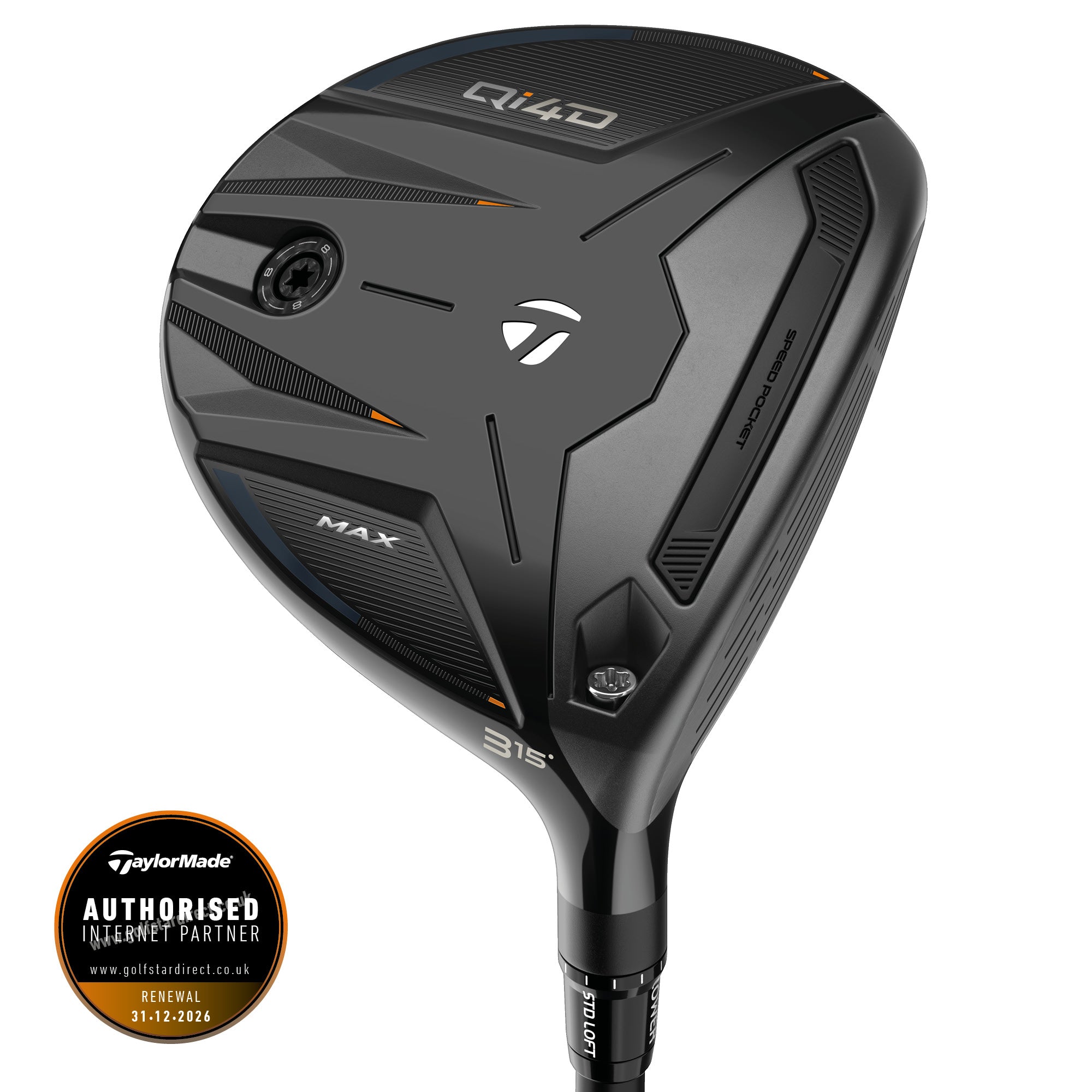 TaylorMade Qi4D Max Golf Fairway Wood - Custom Fit