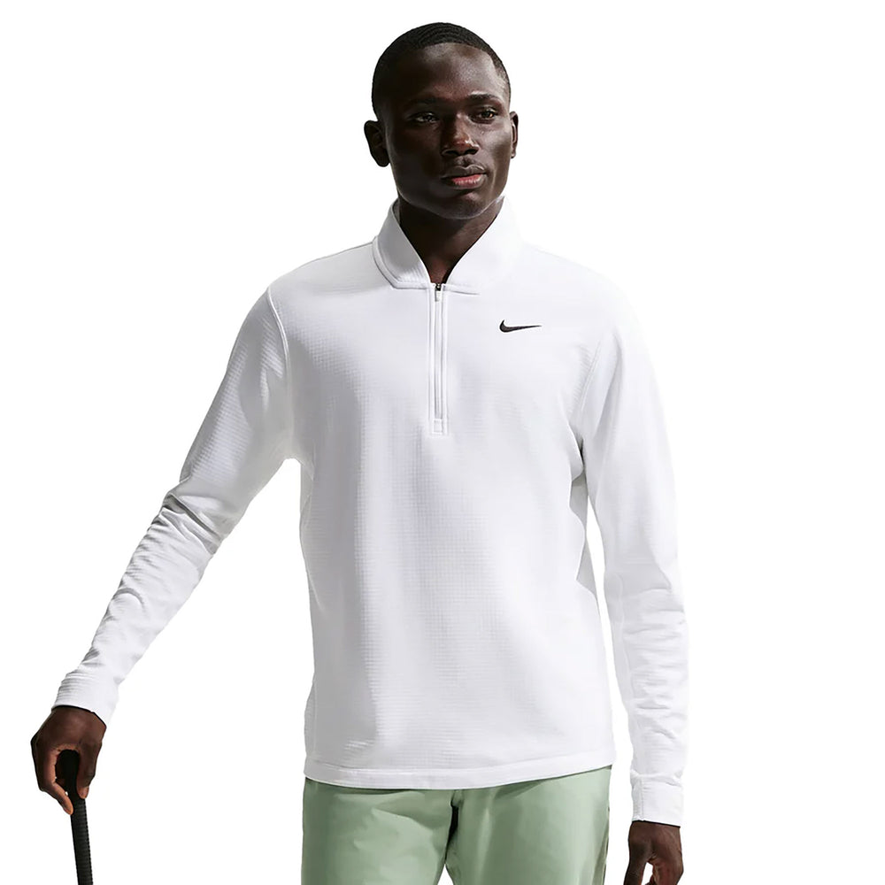 Nike Therma-Fit Velocity Half-Zip Golf Pullover - White
