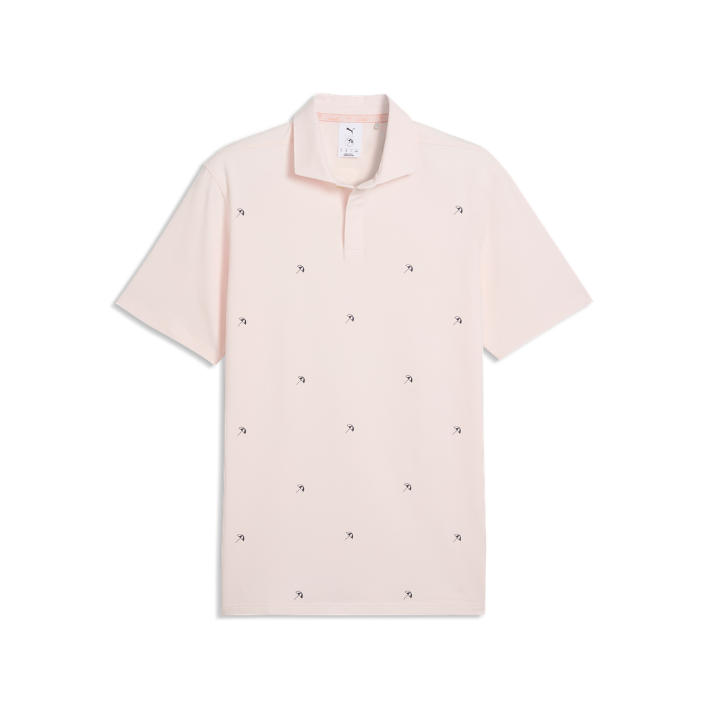 Puma x Arnold Palmer Madlon Umbrella Golf Polo Shirt - Jasmine Flower