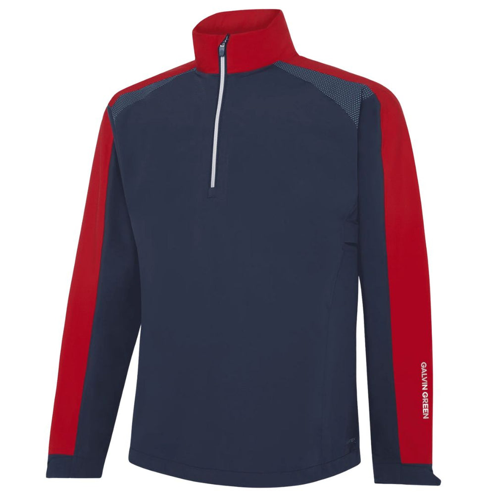 Galvin Green Adam 1/2 Zip PERTEX® Waterproof Jacket - Navy & Red