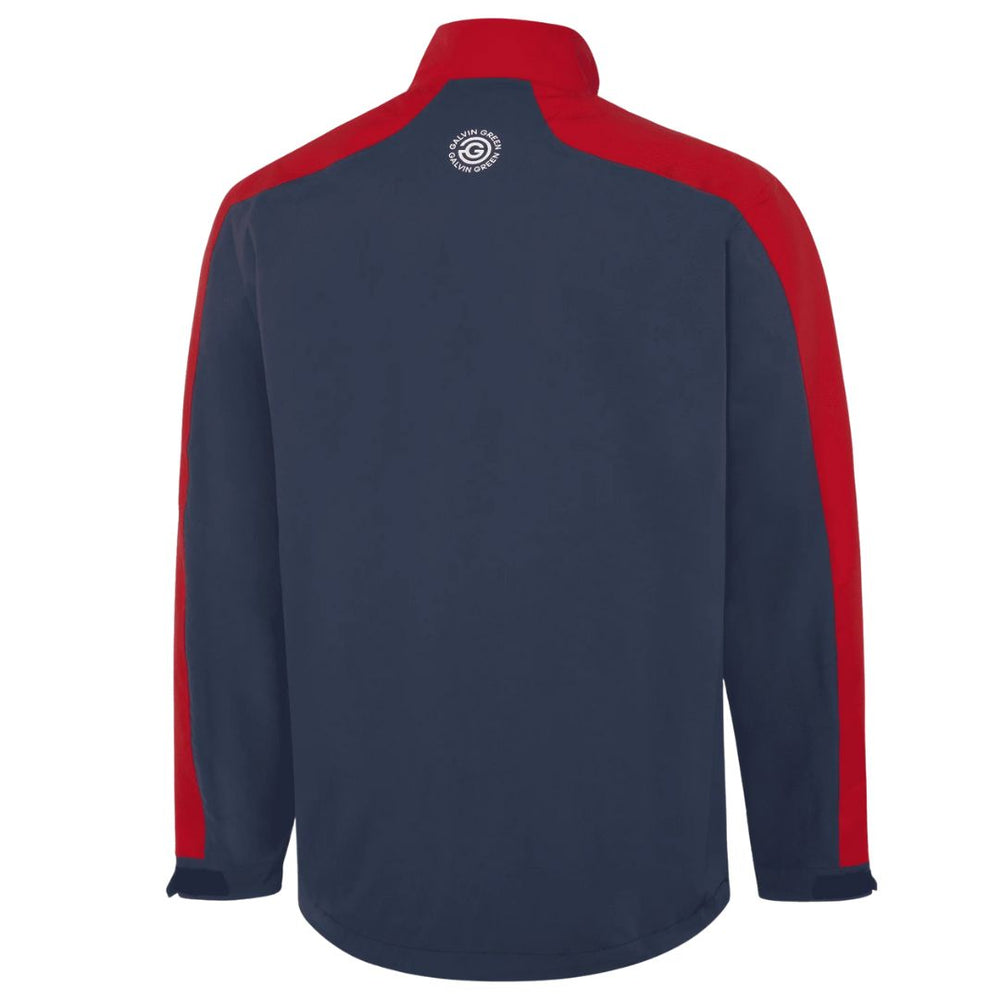 Galvin Green Adam 1/2 Zip PERTEX® Waterproof Jacket - Navy & Red